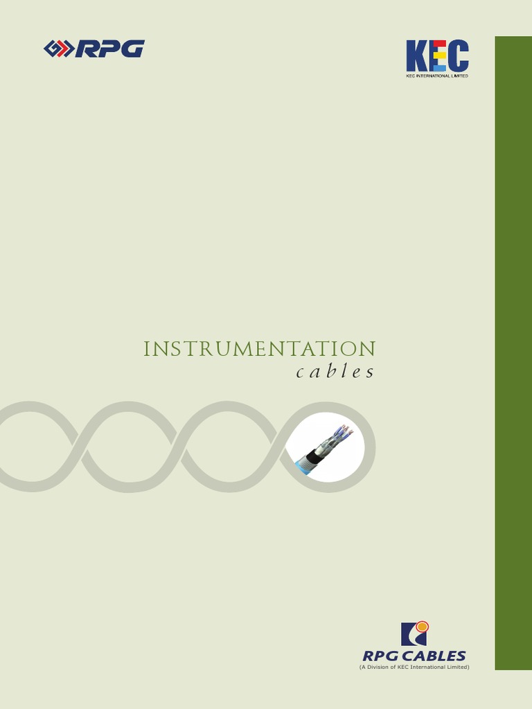 KEC - Instrumentation-Cables PDF | PDF | Wire | Instrumentation