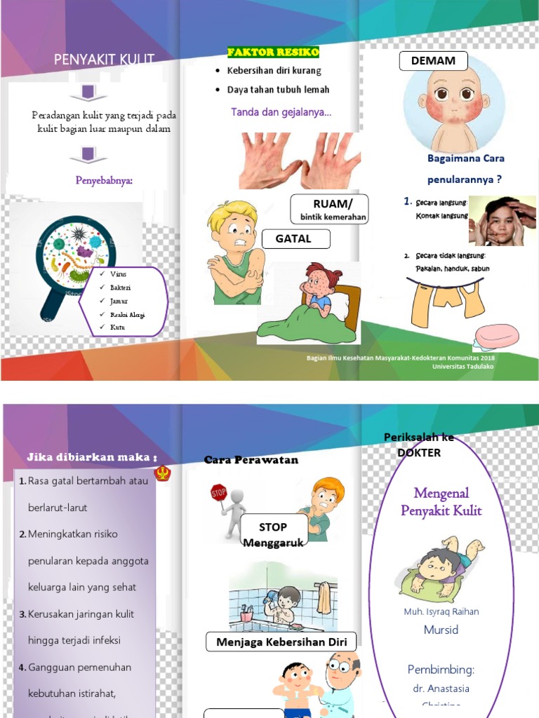 Leaflet Penyakit Kulit | PDF