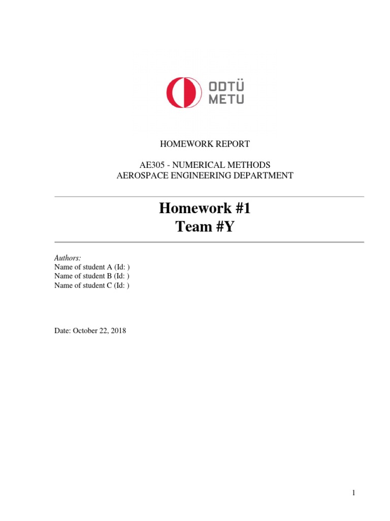 AE305 Numerical Methods HW Template | PDF | Radioactive Decay | Atoms