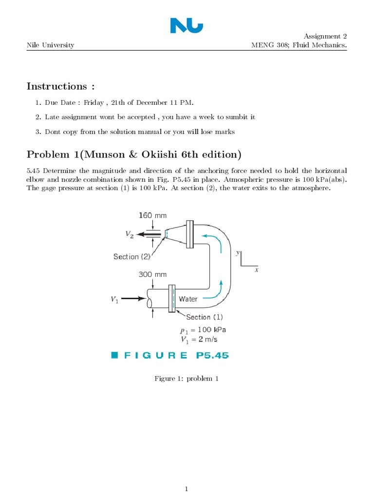 Fluid Mechanics | PDF | Chemical Engineering | Applied And Interdisciplinary Physics