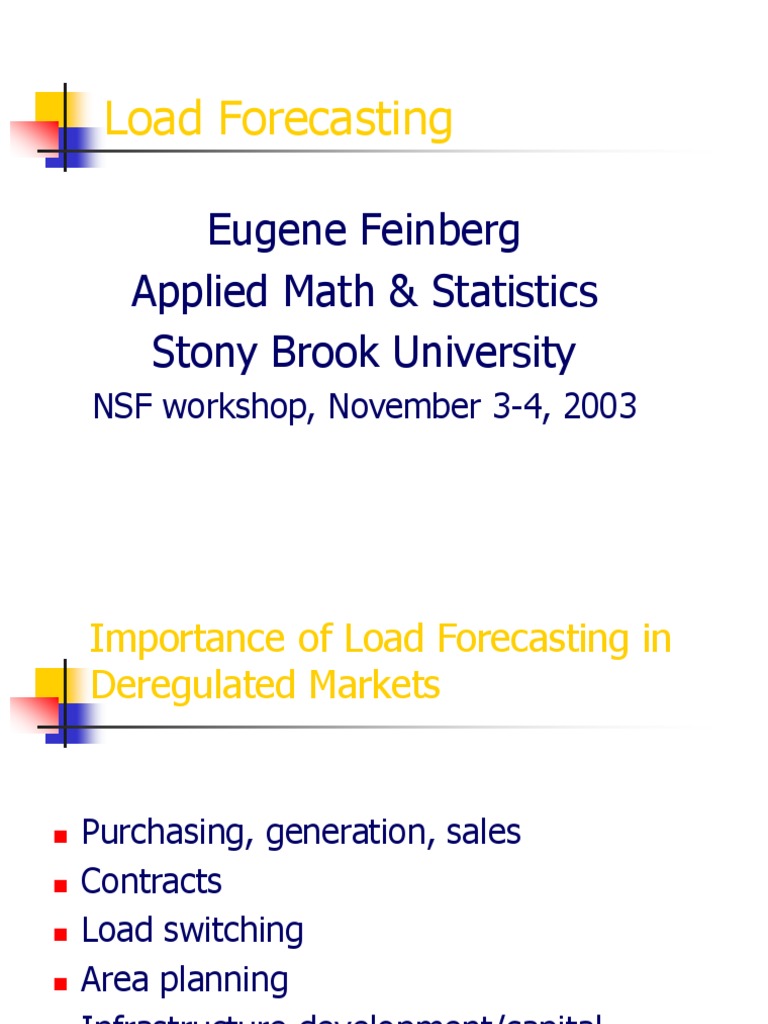 Load Forcasting | PDF | Weather Forecasting | Forecasting