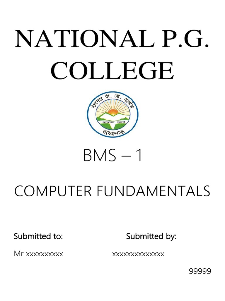 NPGC Assignment Cover | PDF