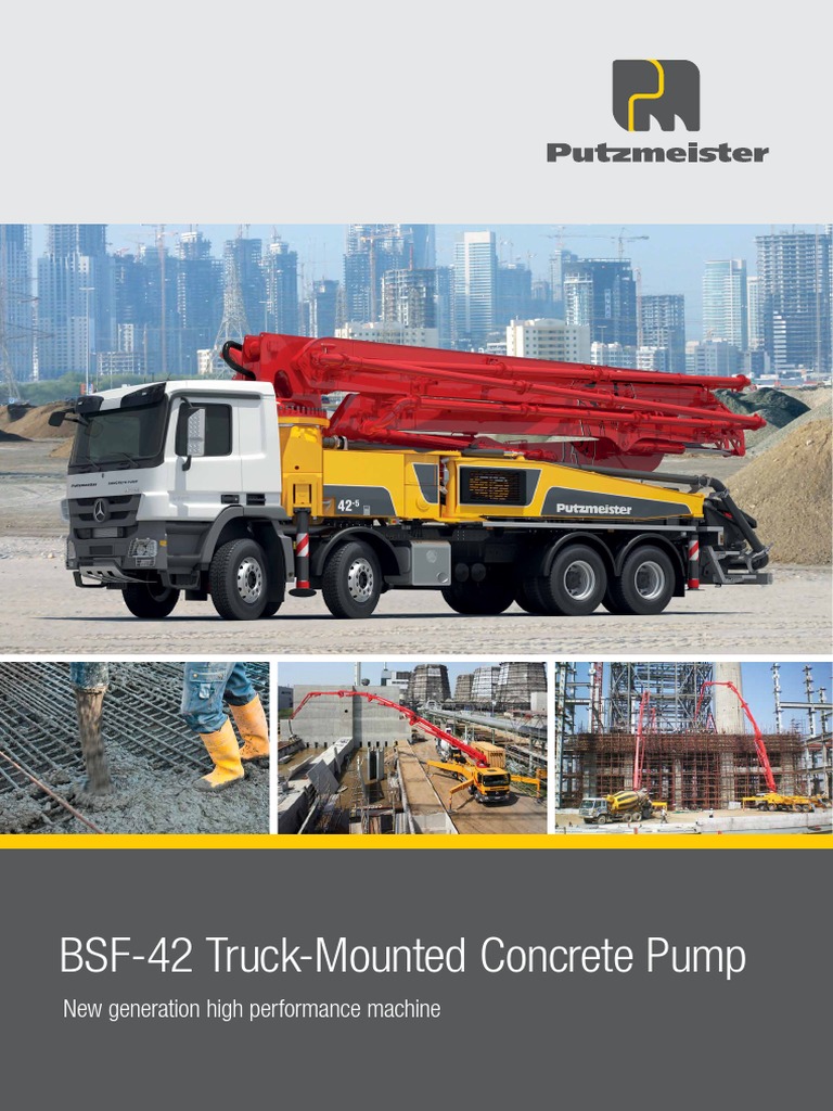BSF 42-5 Brochure (Updated) | PDF | Truck | Concrete