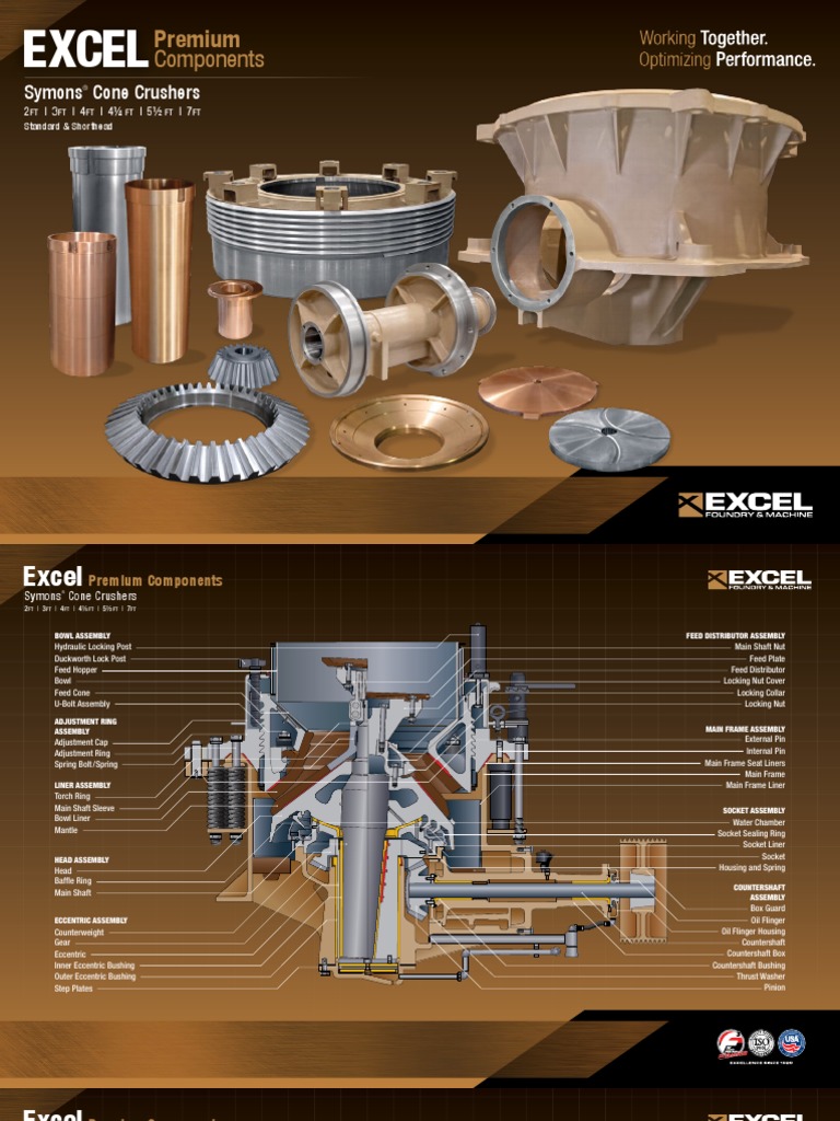 Symons Cone Crusher Components E | Casting (Metalworking) | Cylinder ...
