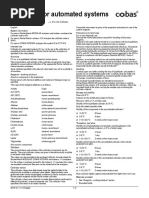 Roche c303 Specifications | PDF | Spectrophotometry