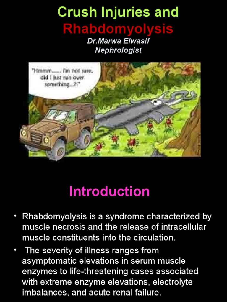 Rhabdomyolysis: Causes & Management | PDF | Diseases And Disorders ...