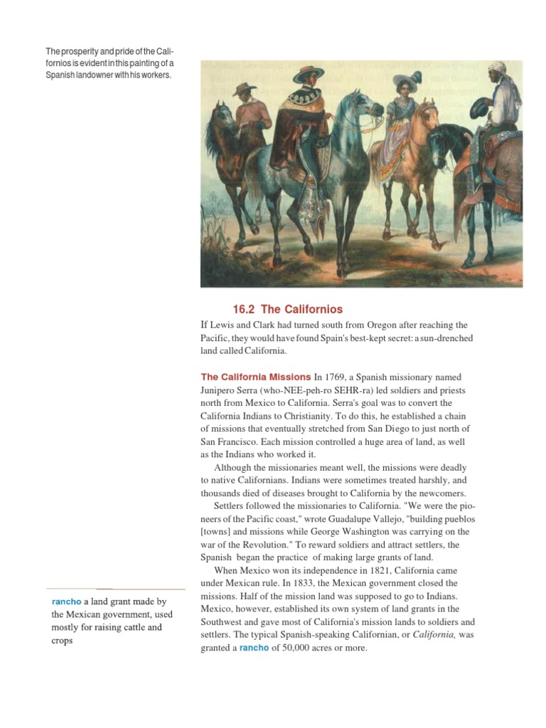 Legacy of the Californios and Mountain Men | PDF | Mountain Man ...
