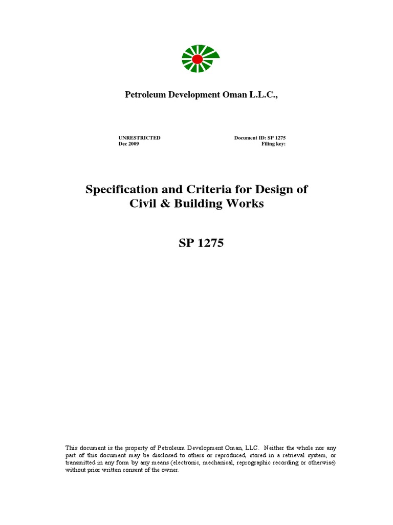 SP 1275 | PDF | Specification (Technical Standard) | Watt