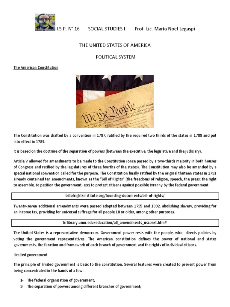 Overview of the U.S. Political System | PDF | United States House Of ...