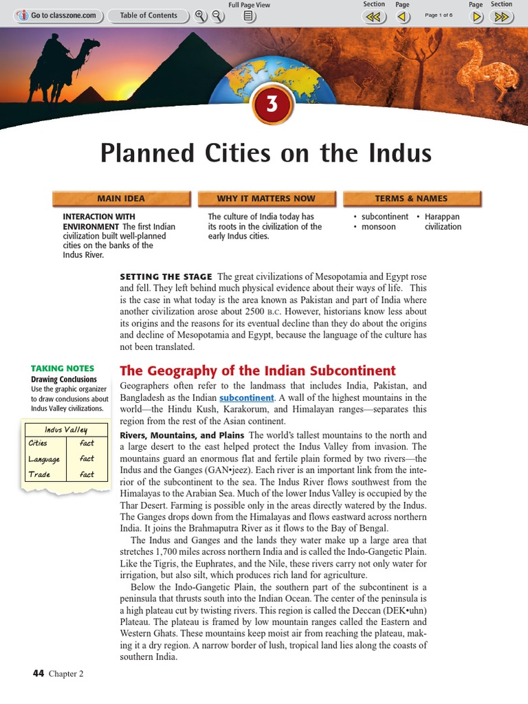 World History Textbook Chapter 2, Section 3 | PDF | Monsoon | Sanitary ...