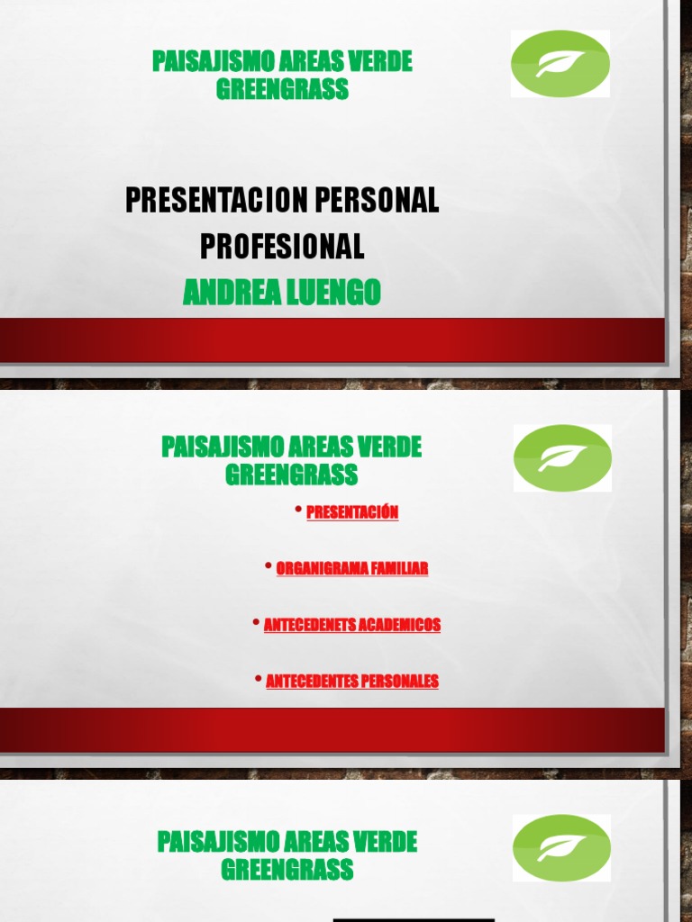 Paisajismo Areas Verde Greengrass | PDF