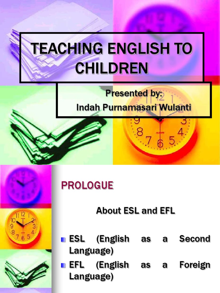 Teaching English To Children | PDF