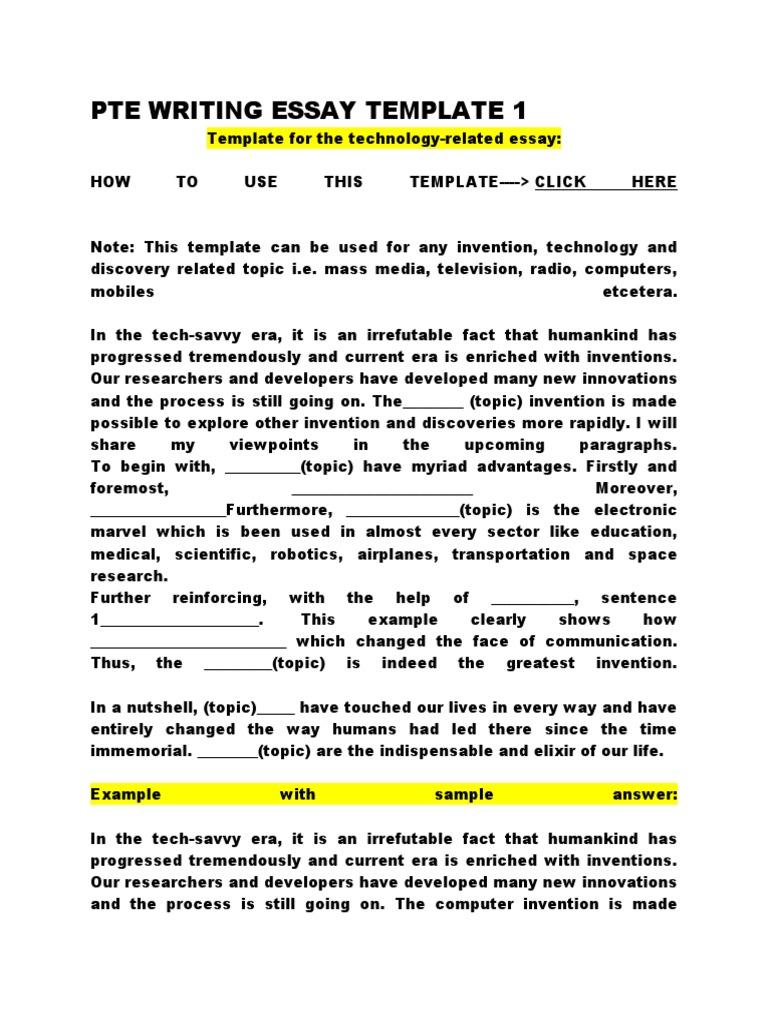 Essay Template | PDF | Reason | Essays