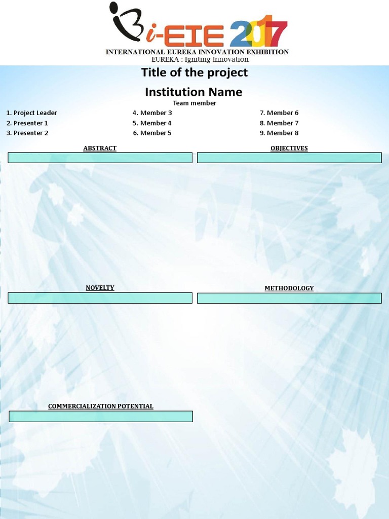 A1 Vertical Template | PDF