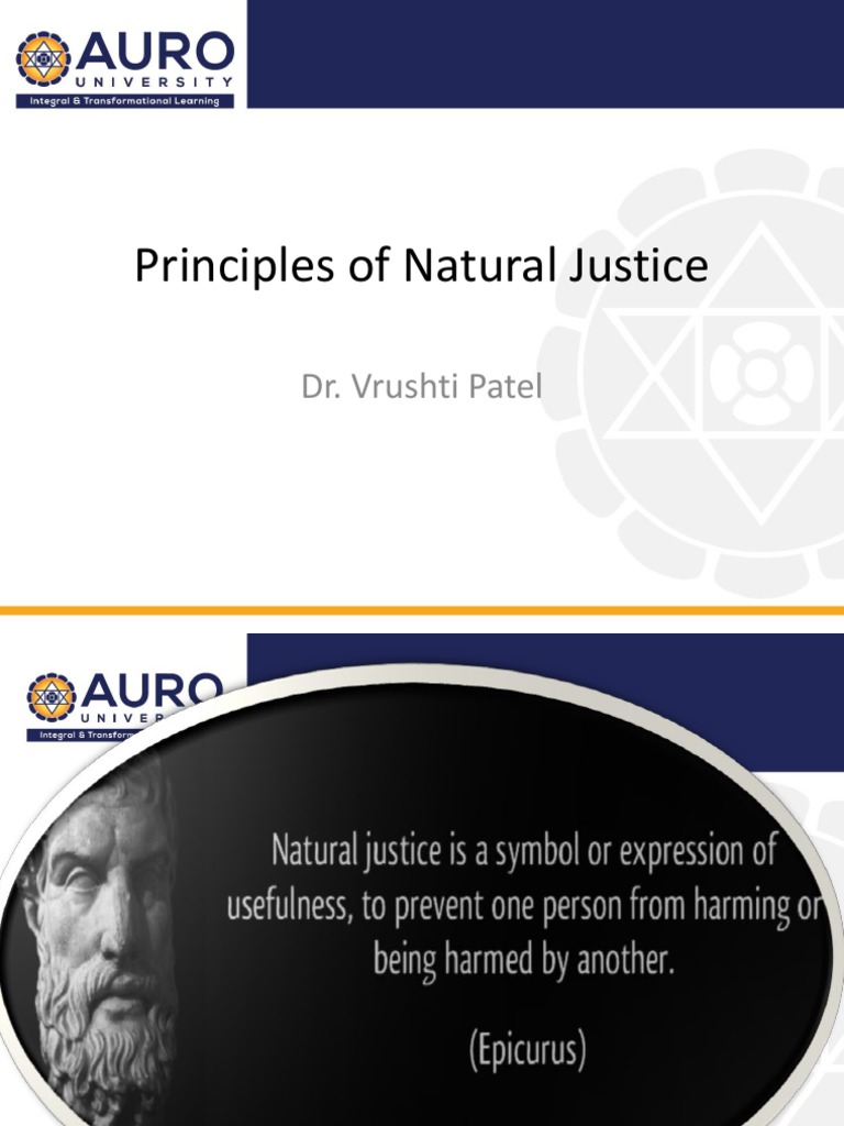 Week 5principles of Natural Justice | PDF | Judiciaries ...