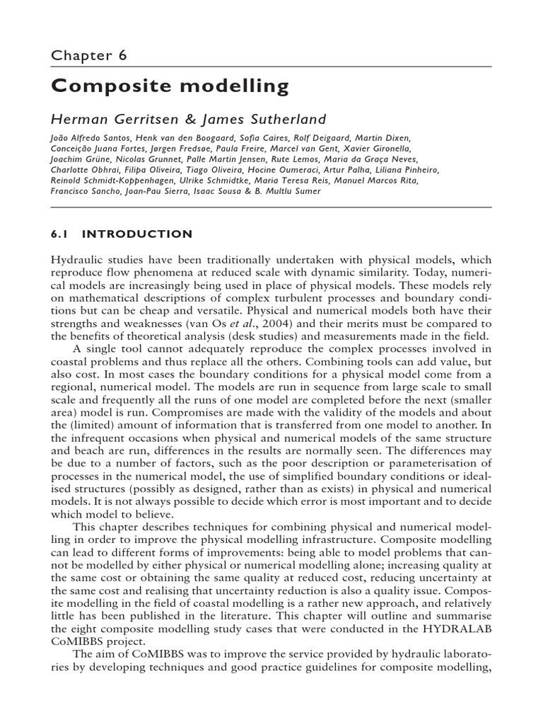 Composite Modelling | PDF | Computer Simulation | Sediment