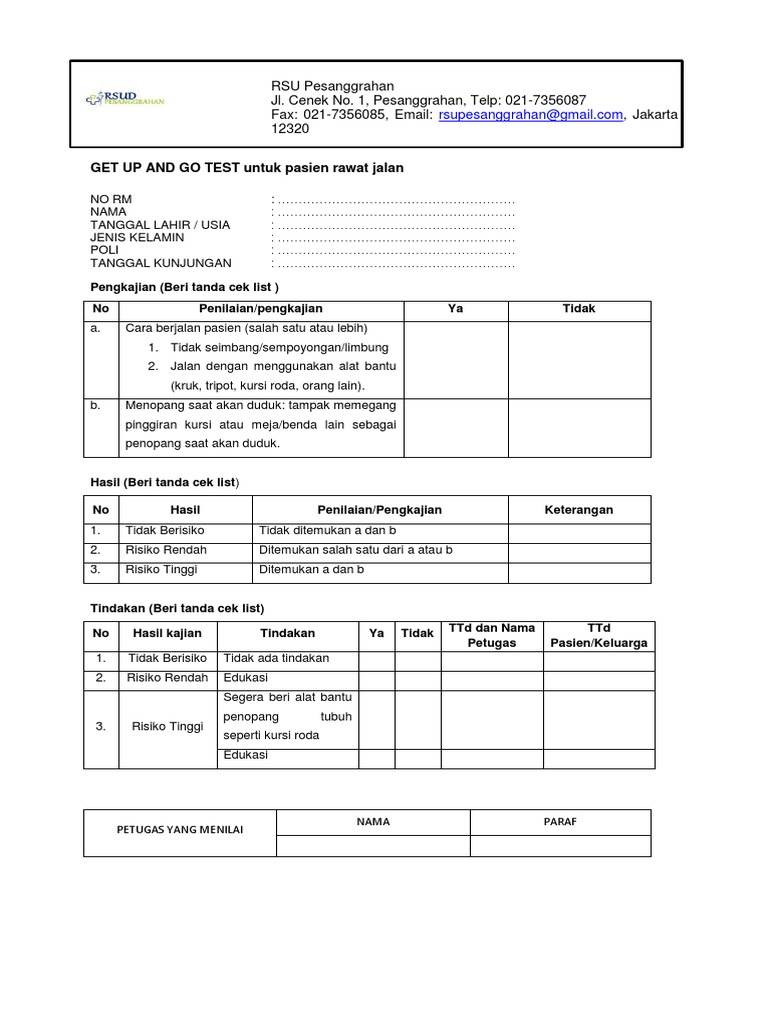 Form GET UP N GO | PDF | Pengembangan Diri