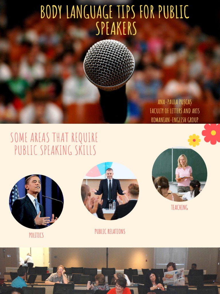 Body Language in Public Speaking | PDF