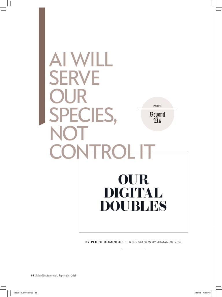Our Digital Doubles | PDF | Artificial Intelligence | Intelligence (AI ...