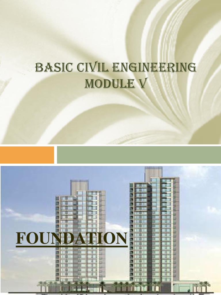 Basic Civil Engineering | PDF | Deep Foundation | Foundation (Engineering)