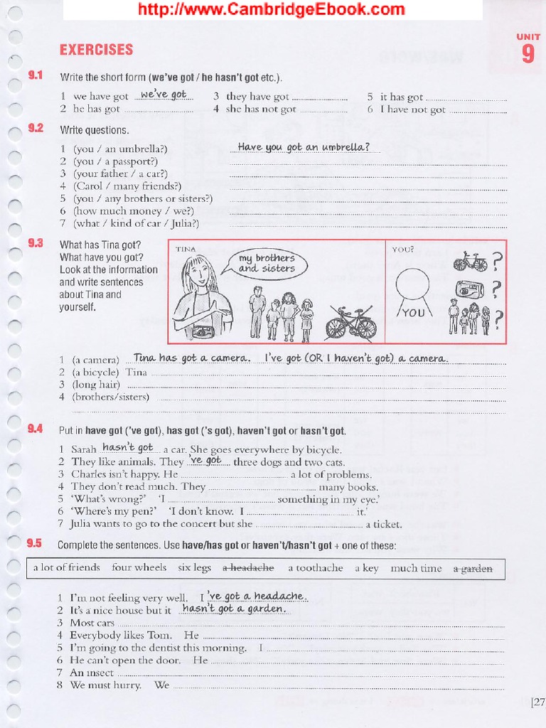 Essential English Grammar - Elementary - Cambridge 26 | PDF