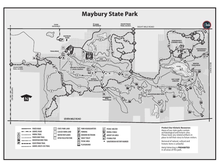 Maybury Map | PDF | Trail | Parks