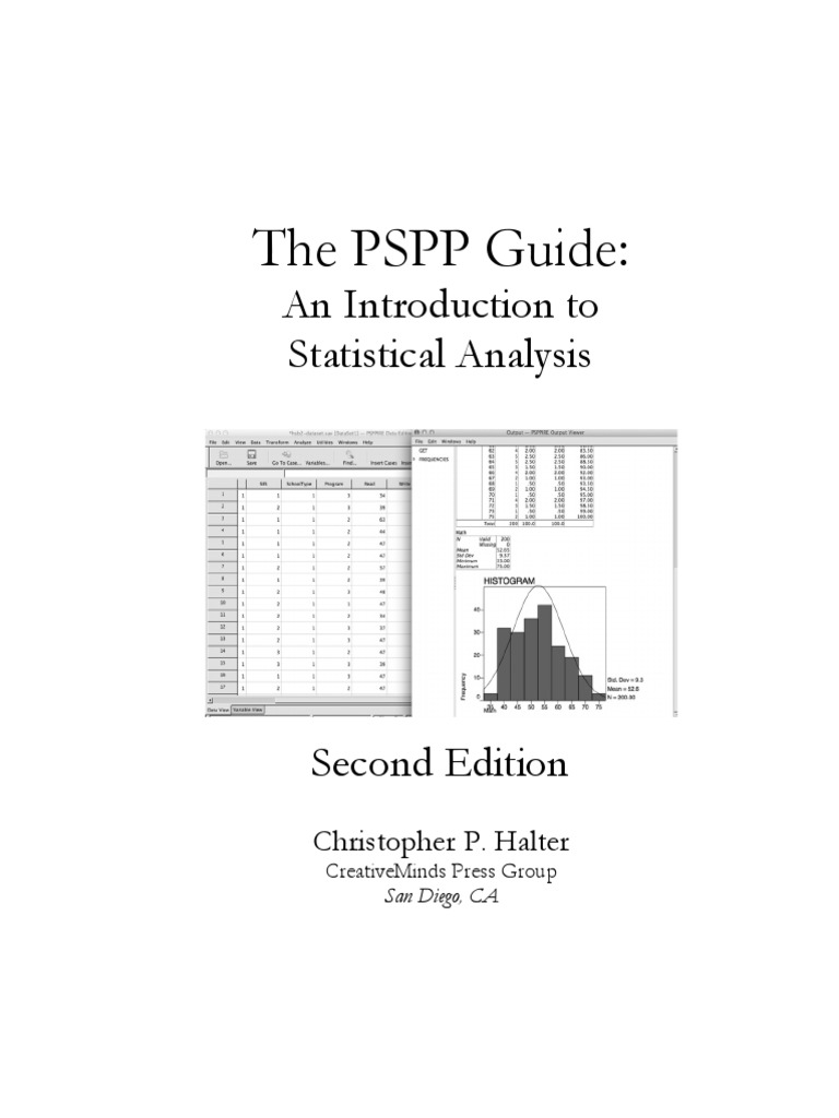 The PSPP Guide:: An Introduction To Statistical Analysis | PDF | P Value | Statistical Significance