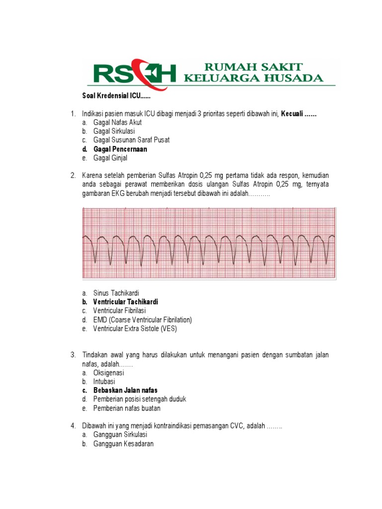 Soal ICU | PDF