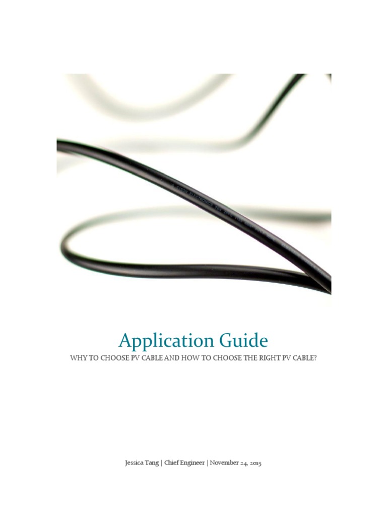 Choosing Byson PV Cables Guide | PDF | Photovoltaics | Solar Cell