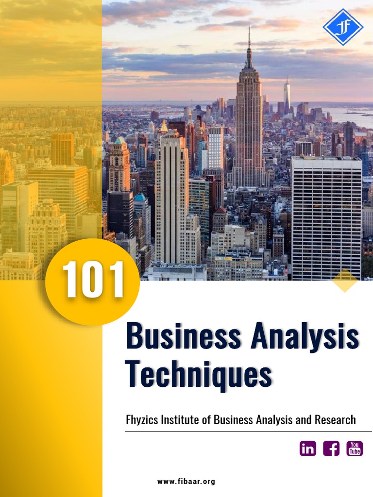 101 Business Analysis Techniques | PDF | Use Case | Information Technology