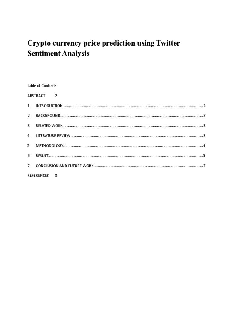 Cryptocurrency Prediction | PDF | Cryptocurrency | Areas Of Computer ...