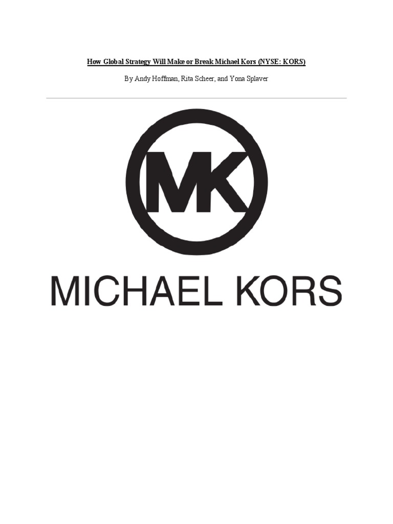 Michael Kors | PDF | Luxury Goods | Retail
