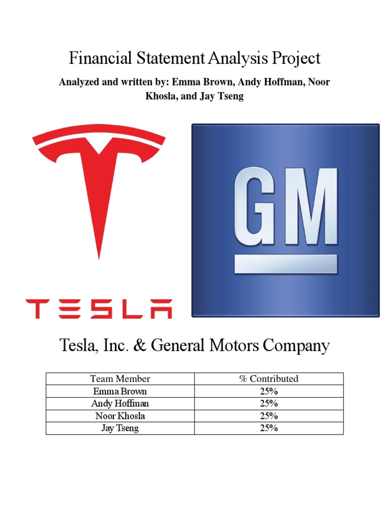 Financial Statement Analysis Project | PDF | Dividend | Revenue