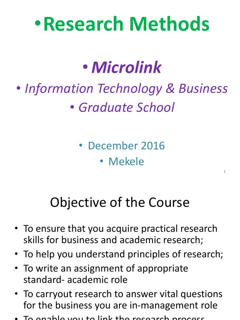 Chapter 1-Introduction To Research Methology | PDF | Quantitative ...