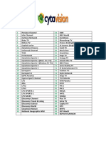 Akash DTH Channel List | PDF