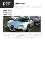 7 of The Fastest Production Cars in The World | PDF | Luxury Motor ...