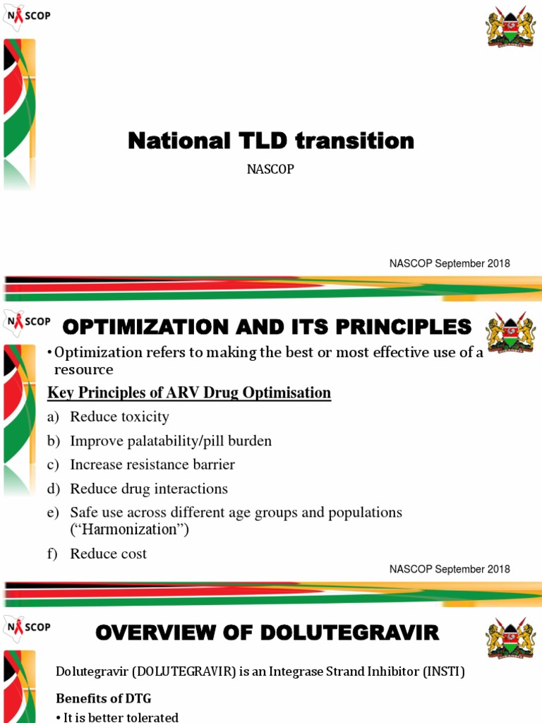 TLD Transition Slides - Oct 2018 | PDF | Pregnancy | Management Of Hiv/Aids