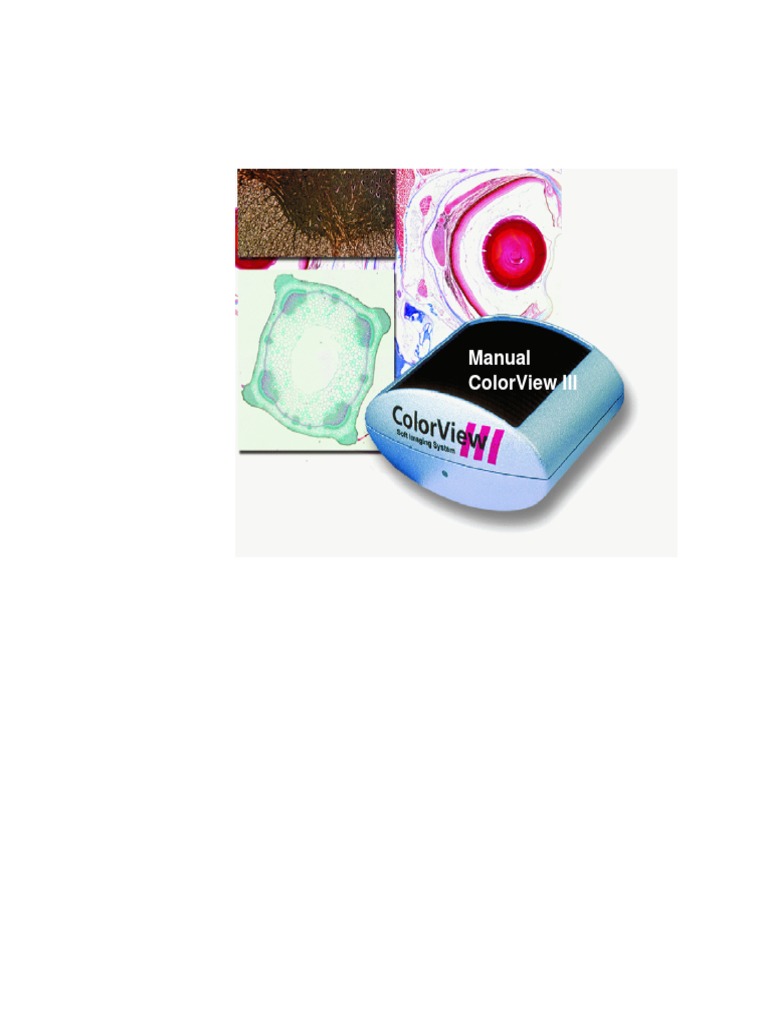 Manual Colorview Iii | PDF | Color Balance | Exposure (Photography)