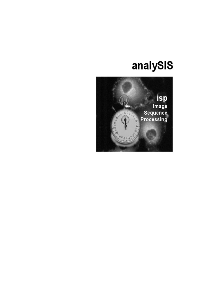 Image Sequence Processing - en | PDF | Microscopy | Camera