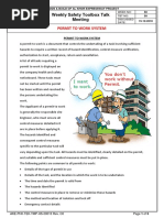 Permit To Work Procedure | PDF | Occupational Safety And Health | Risk ...