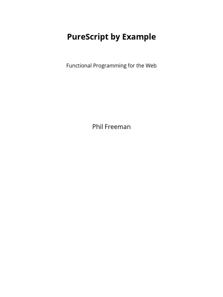 Pure Script | PDF | Java Script | Computer Programming