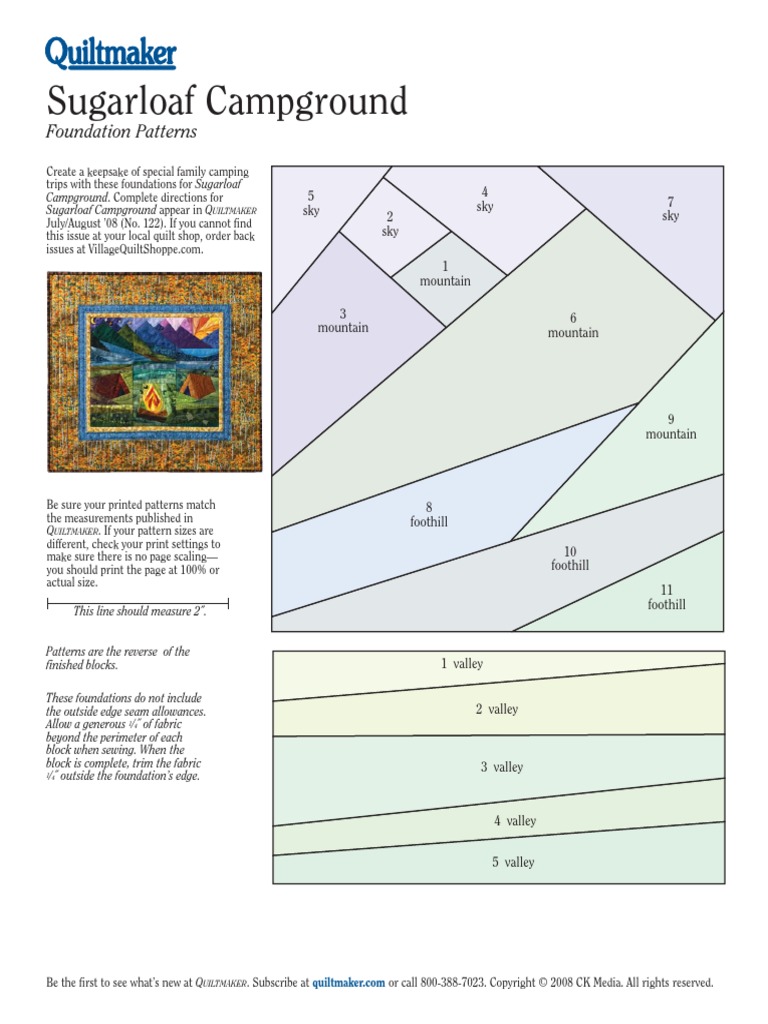 Sugarloaf Campground: Foundation Patterns | Download Free PDF ...