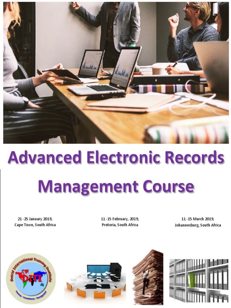New - Advanced Electronic Records Management Course - 2019 | Records ...