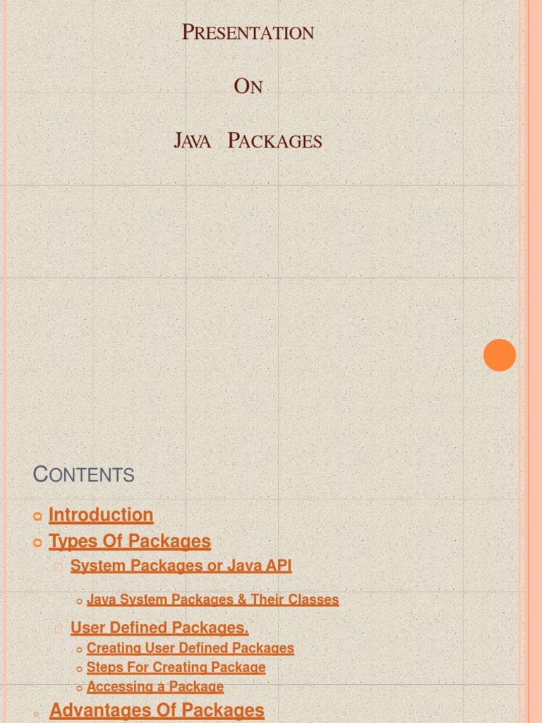 Java Packages | PDF | Class (Computer Programming) | Directory (Computing)