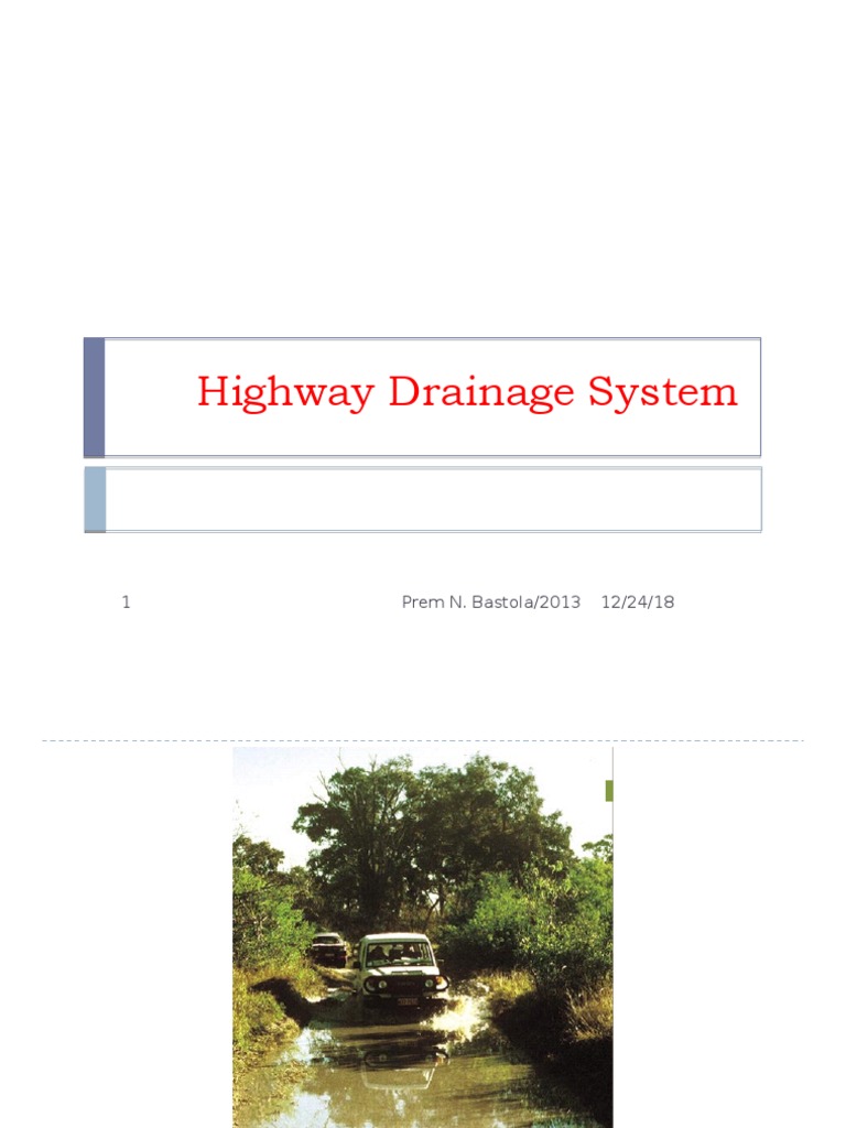 Highway Drainage System | Erosion | Drainage | Free 30-day Trial | Scribd