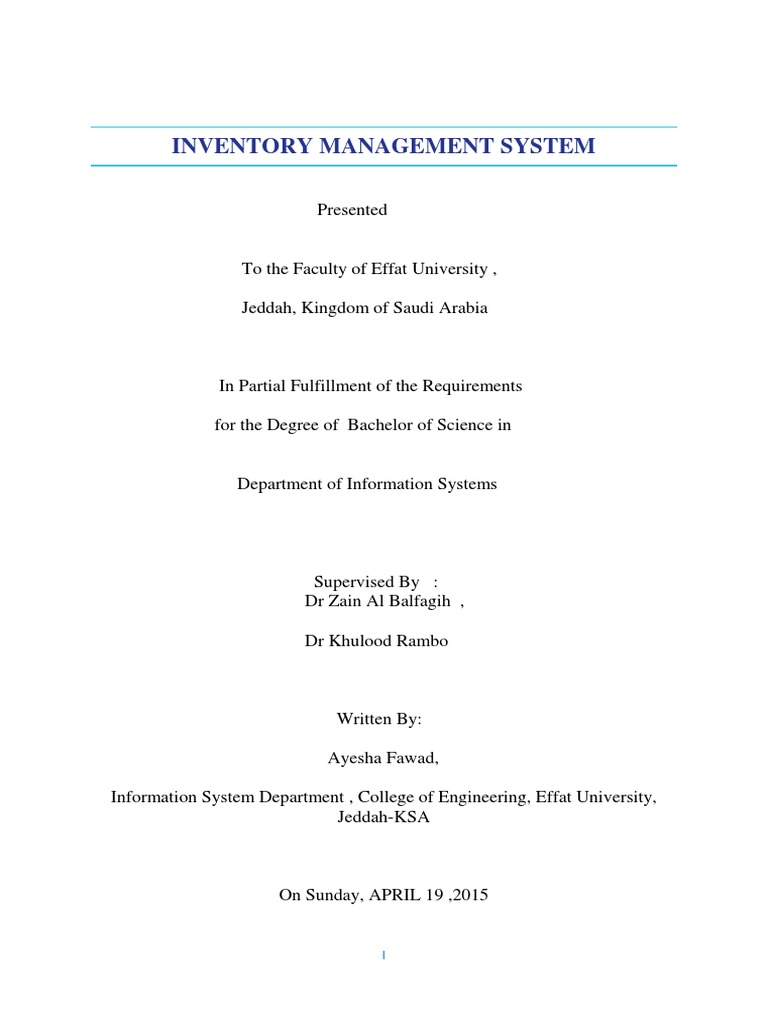 Inventory Management System | PDF | Microsoft Visual Studio | Inventory