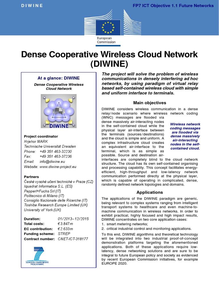 Wireless Cloud Network | PDF | Wireless Ad Hoc Network | Network Topology