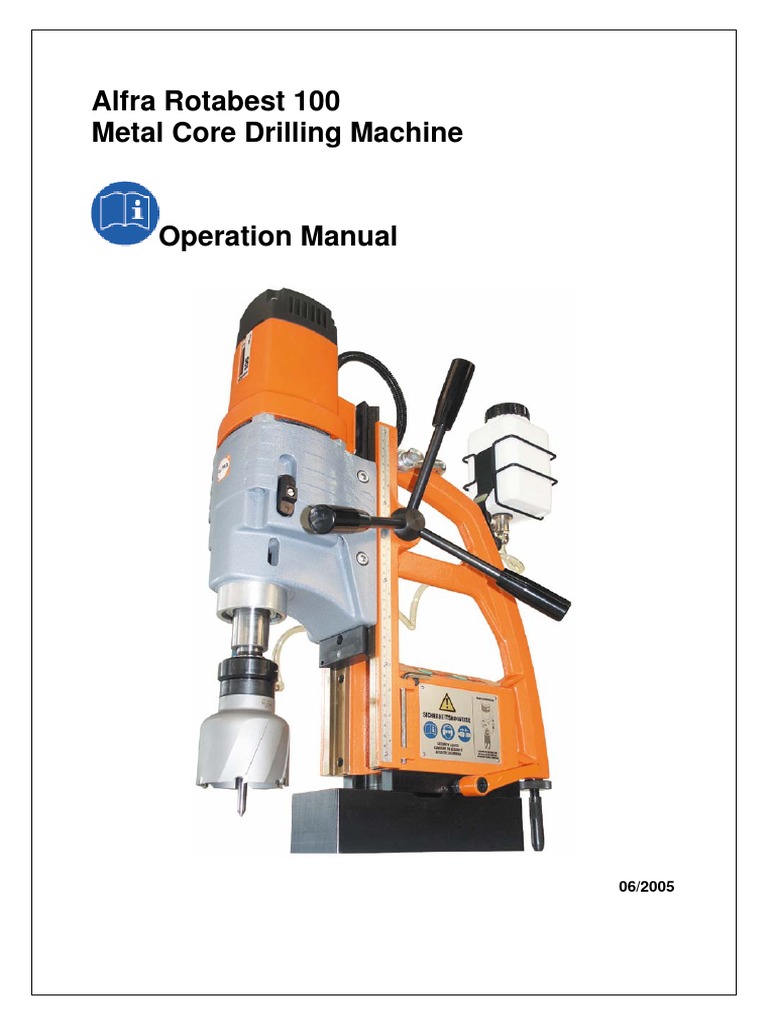 Metal Core Drilling Machine | PDF | Drill | Drilling