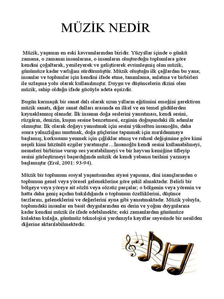 Müzik Nedir 1 | PDF