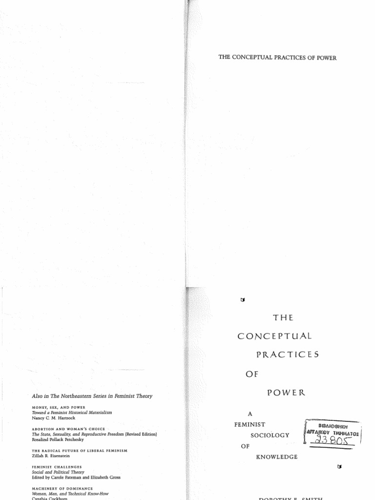 Dorothy E. Smith - The Conceptual Practices of Power - A Feminist ...